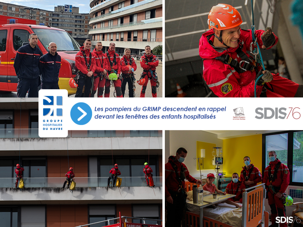 Les pompiers du GRIMP 76