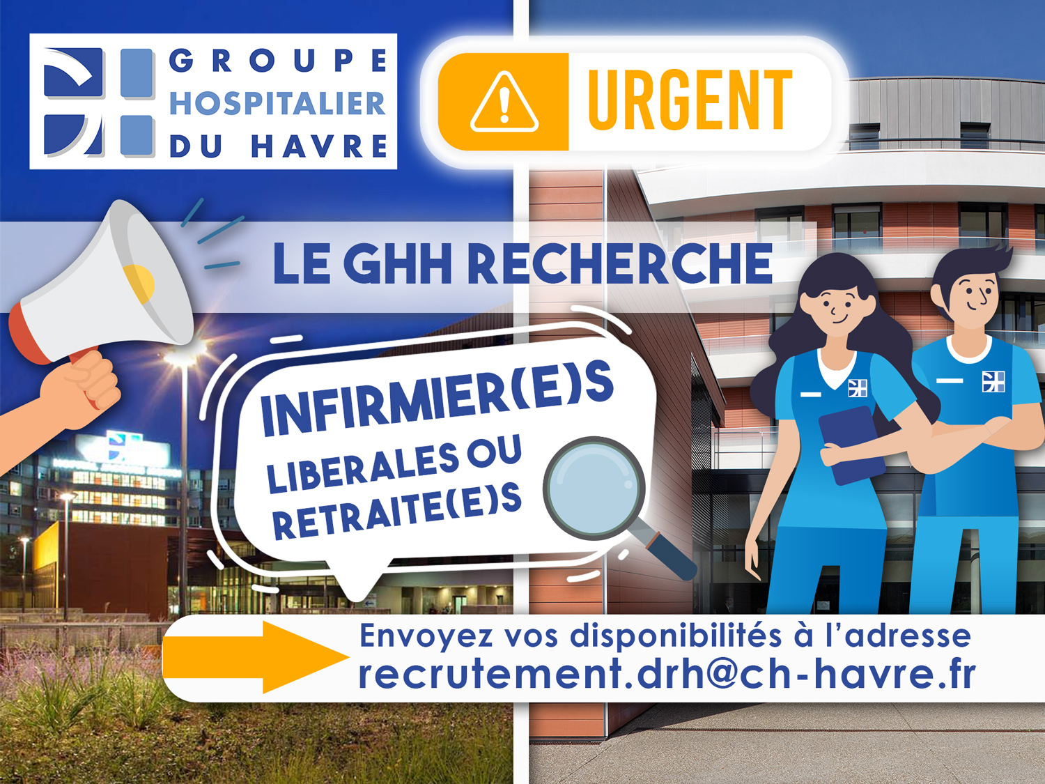 URGENT – Le GHH recherche des infirmières libérales ou retraitées ...